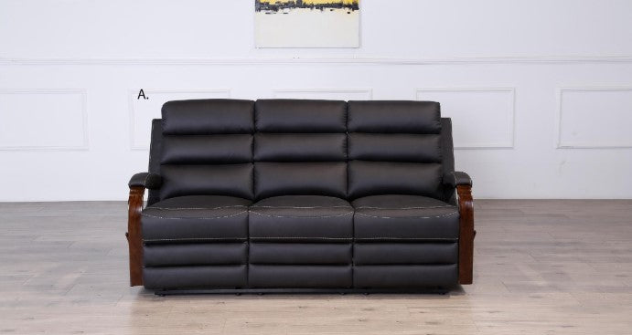 Archer 3- Seater Jet Recliner Lounge – That's Furniture and Bedding
