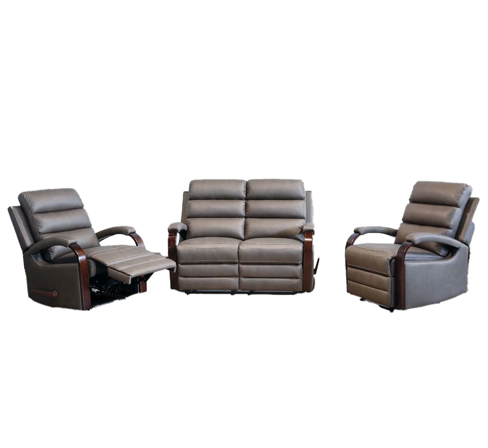 Archer 3-Piece Recliner Suite Jet – That's Furniture and Bedding