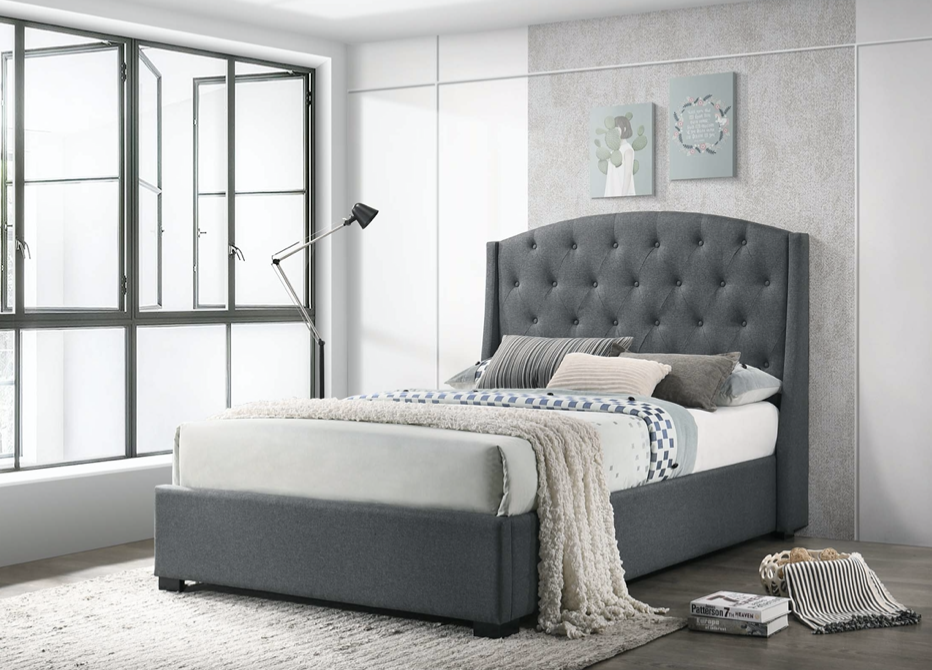Amelia Double Fabric bed – That's Furniture and Bedding