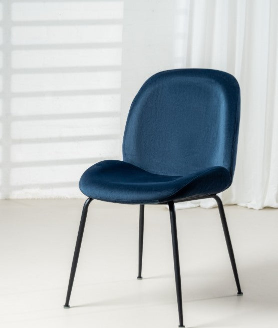 Astra Dark Blue Dining chair – That's Furniture and Bedding