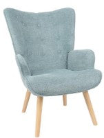 Luna Baby Blue Accent chair – That's Furniture and Bedding